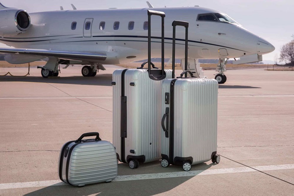 Hoeveel bagage mag ik meenemen op reis met een privé jet?